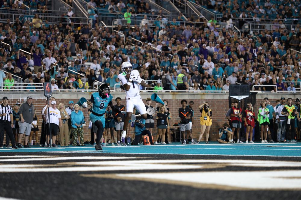 Pirates crash blackout party at Coastal, 38-0